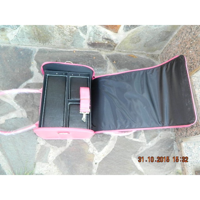 Geanta cosmetica de umar roz